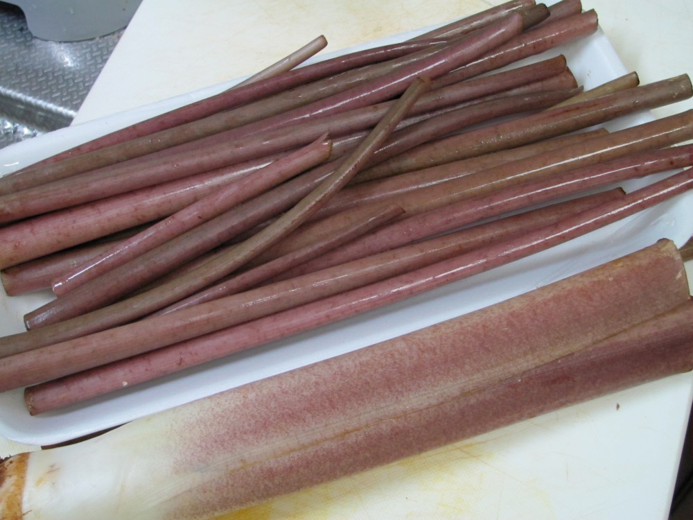 Aka-Zuiki Quick Pickles (Red-Taro-Stem Vinegar Pickles) – I'll Make It ...