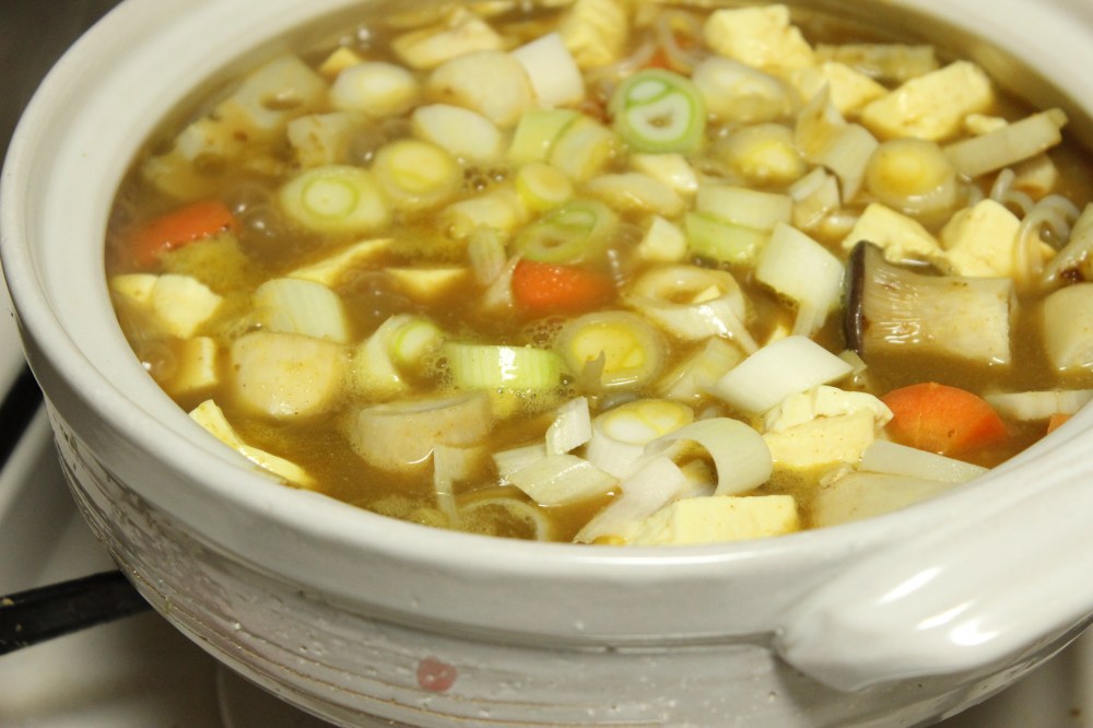 Vegetarian Curry Nabe – I'll Make It Myself!