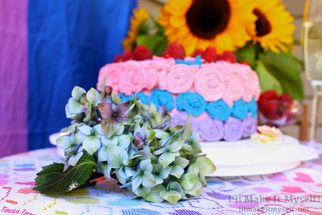 Bi Pride Birthday Cake – I'll Make It Myself!
